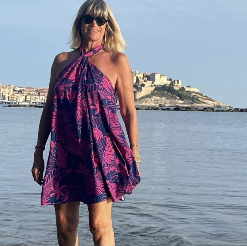 Patron blouse-robe Paréo – clematisse pattern