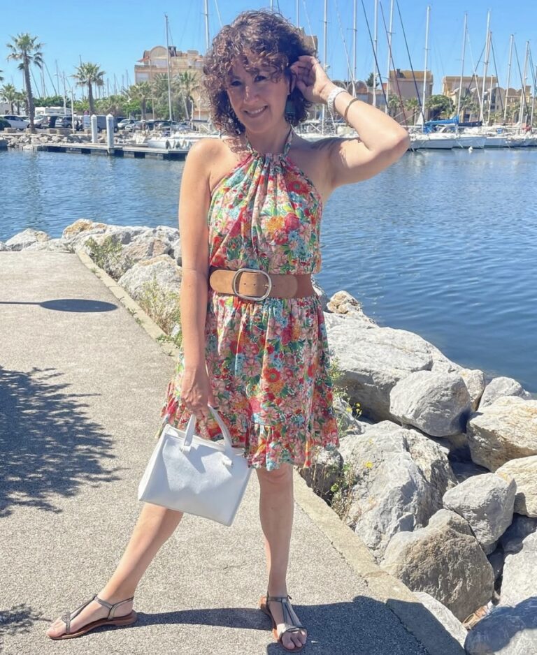 Patron blouse-robe Paréo – clematisse pattern